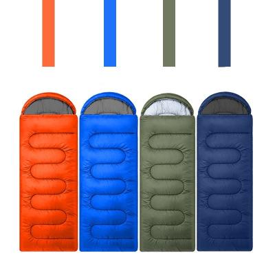 China Factory Outdoor Camping Sleeping Bag Manufacturer Winter Waterproof Single Army Green Sleeping Bag With Pillows for sale