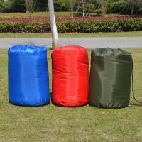 China Factory Outdoor Camping Sleeping Bag Manufacturer Winter Waterproof Single Army Green Sleeping Bag With Pillows for sale