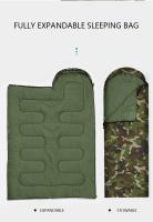 China Wholesale 100% Nylon Ripstop Outdoor Light Cotton Down Cheap Waterproof Sleeping Bag for Camping Hiking for sale