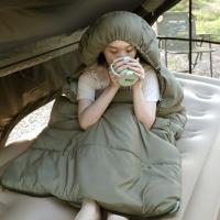 China Factory Wholesale Customization Outdoor Sleeping bag winter -20 degree Cotton Adults Sleeping Bag Waterproof All Season for sale