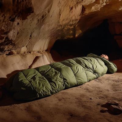 China Factory Wholesale Outdoor Sleeping Bag Winter -20 Degree Cotton Adults Sleeping Bag Waterproof All Season Sleeping Bags for sale