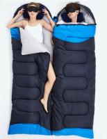 China Factory Wholesale Portable Cold Weather Sleeping Bag Winter Lightweight Waterproof Double Camping Sleeping Bag for Adults for sale