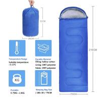 China 1300g OEM High Quality 3 Season Lightweight Waterproof Sleeping Bag For Adults Hiking Outdoor Camping for sale