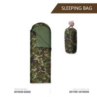 China Outdoor Portable Camouflage Envelope Camping Sleeping Bag Waterproof Thickened Winter Sleeping Bag Blanket for sale