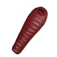 China Wholesale waterproof cold weather sleeping bag camping hiking goose down mummy sleeping bag for sale