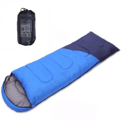 China 1800g 4 Season Lightweight Waterproof Envelop Sleeping Bag Single Double Outdoor Camping Sleeping Bag Suit For Winter for sale