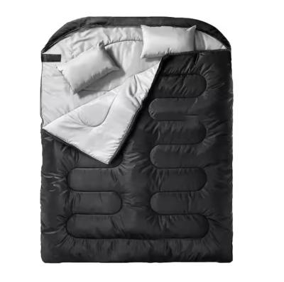 China Factory Wholesale New Ultralight Outdoor Double Sleeping Bag Waterproof Lightweight 2 Person Camping Sleeping Bag for Adults for sale