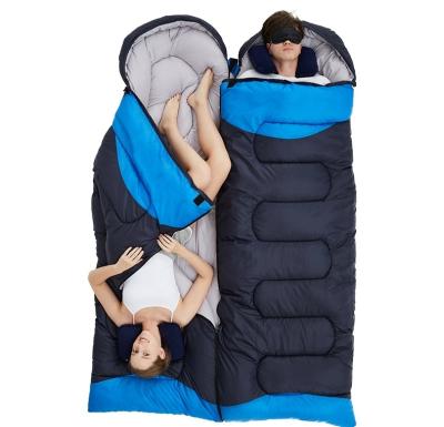 China Factory Outdoor waterproof camping ultra light cotton sleeping bag for adults winter travel hiking single person sleeping bag for sale