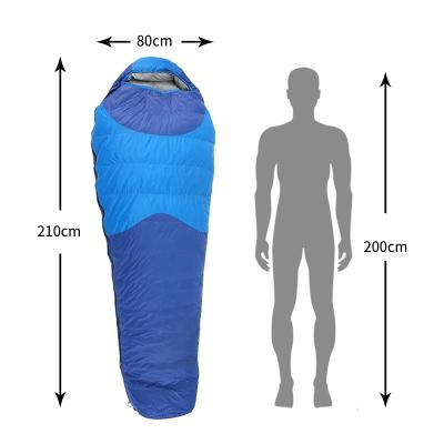 China High Quality Outdoor Adults Ultralight Heating Mummy Waterproof Sleeping Bags Winter -20 Degree Thick Sleeping Bag for Camping for sale