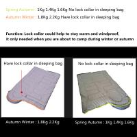 China Outdoor Wholesale Ultralight Portable Polyester Winter Outdoor Adults Camping Sleeping Bag for sale