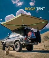 China Roof Tent Aluminum With 270 Awning Outdoor Camper Tent SUV Shelter 270 Degree 4x4 Awning Retractable Car Side Awning for sale