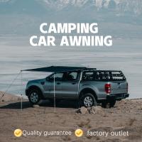 China Waterproof Retractable Car Awning Tent Outdoor Camper Tent Car Roof Side 4x4 Awning for SUV Caravan Privacy Screen Outdoor Tent for sale