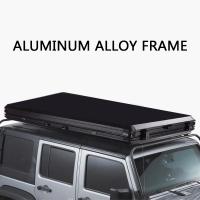 China Camping Accessories Wind Pressure Resistant Aluminium Alloy Large Space Off-road Pick-up Truck Travel Roof Tent for sale