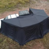 China Car Side Awning 360 Degree Off-road Camper Waterproof Bat Wing Car Roof Side Awning Tent 360 Degree Awning for sale