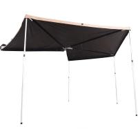 China Factory New high-quality high-density Oxford fabric waterproof and tear resistant fan-shaped car side tent for sale