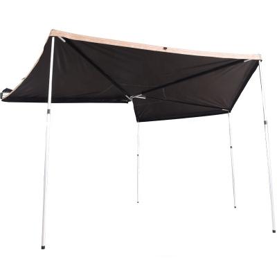 China Factory New high-quality high-density Oxford fabric waterproof and tear resistant fan-shaped car side tent for sale