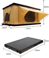 China Factory New Aluminum Alloy Support Rod High Quality Oxford Cloth Waterproof Sunscreen Roof Tent Factory for sale