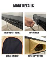 China Factory New Aluminum Alloy Support Rod High Quality Oxford Cloth Waterproof Sunscreen Roof Tent Factory for sale