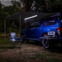 China Factory best-selling black glue coated car side waterproof canopy tent 420D Oxford cloth surround tent for sale