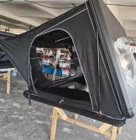 China Wholesale New Camping Aluminum 3 Person Outdoor Hiking Rooftop Roof Top Car Tent Triangle Clamshell Hard Shell Top Roof Tent for sale