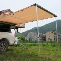 China Wholesale Suv 4X4 Offroad Awning Top Roof Tent Flat Waterproof Travelling Outdoor Camping Retractable Car Roof Side Awning for sale