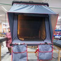 China Cheapest Aluminum Car Roof Tent 1.45m Width Aluminum Shell Car Roof Top 4x4 Offroad Camper Van Rooftop Tent for Camping for sale