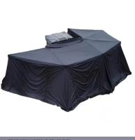 China Outdoor Camping 600D Oxford Waterproof 360 Car Roof Top Side Shelter Extended 270 Degrees Awning With LED Light for sale