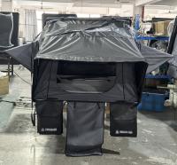 China Outdoor Large Heavy Duty ABS Hardshell 4 Person SUV Rooftop Hard Shell Tent Fold Out Car Roof Top Tent for 4x4 Off-Road Camping for sale