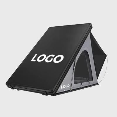 China 4x4 Outdoor 4 Person Aluminum Hard Shell Car Rooftop Tents Triangle Roof Tent Quick Open Waterproof Roof Top Tent Accessory for sale