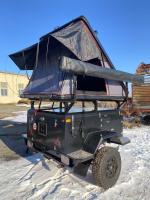China 2025 Outdoor Camping 4X4 SUV Hardtop 4 Person 130cm Hard Shell Aluminum Dach Zelte Dachzelt Car Roof Top Tent for Camping for sale