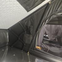 China Outdoor 4x4 Waterproof 4 Person Aluminum Hard Shell Triangle Rooftop Tent Car Roof Top Tent Aluminium Roof Top Tent for sale