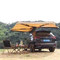China 4wd Roof Top Tent SUV Overland Vehicle Systems Nomadic 4x4 Awning Car Camping 270 Degree Awning Free Standing Legless for sale