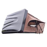 China 2.1m ABS Hard Shell Outdoor Travel Car Roof Tent Folding Rollover Large Space Car Roof Tent for sale