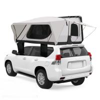 China 2.1m ABS Hard Shell Outdoor Travel Car Roof Tent Folding Rollover Large Space Car Roof Tent for sale