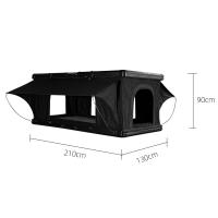 China Outdoor 4 Person Camping 4x4 Waterproof Roof Aluminum Shell Car Rooftop Tent Hard Shell Roof Top Tent for Sale for sale