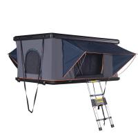 China 4x4 Offroad Camping Truck Rooftop Tent 4 Person Aluminium Hard Shell Car Roof Top Tent Outdoor Hard Shell Car Rooftop Tent for sale
