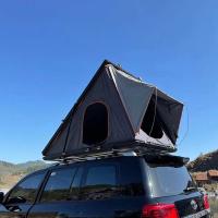 China Car Rooftop Tent 4 Person Camping Aluminum Hard Shell Triangle Tents Outdoor Waterproof Travel Suv Car Rooftop Tent for sale