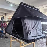 China Outdoor Camping Triangle Waterproof Car Rooftop Tent  Car Side Awning Tent Car Roof Rack Awning for sale