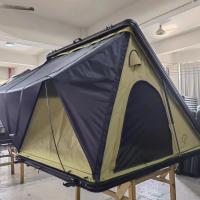 China Outdoor Camping Triangle Waterproof Car Rooftop Tent  Car Side Awning Tent Car Roof Rack Awning for sale
