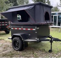 China Small Mini Trailer Off-road Camper Vehicle Trailer Mini Car Camping Recreational RV Travel Trailer for sale