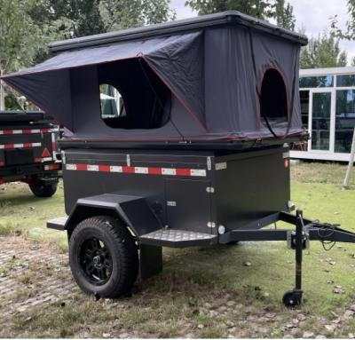 China Small Mini Trailer Off-road Camper Vehicle Trailer Mini Car Camping Recreational RV Travel Trailer for sale