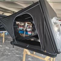 China Camping Aluminum 4 Person Outdoor Hiking Rooftop Roof Top Car Tent Triangle Clamshell Hard Shell Top Roof Tent for sale