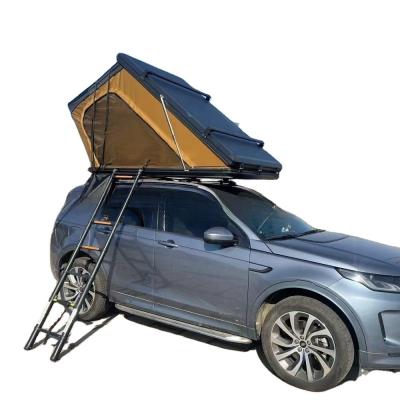 China All New Aluminum Shell with Crossbar  Triangular Roof Tent  Outdoor Camping  Self Driving and Rain Shelter Tent for sale