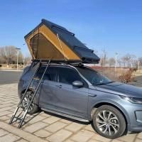 China All New Aluminum Shell with Crossbar  Triangular Roof Tent  Outdoor Camping  Self Driving and Rain Shelter Tent for sale