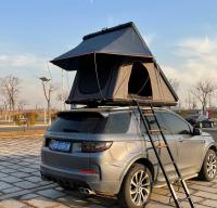 China SPAKYCE Outdoor Camping Waterproof 4 People SUV Aluminium Alloy Rooftop Tent Triangle Hard Shell Top Roof Tent for sale