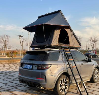 China SPAKYCE Outdoor Camping Waterproof 4 People SUV Aluminium Alloy Rooftop Tent Triangle Hard Shell Top Roof Tent for sale