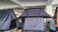 China SPAKYCE Outdoor Camping Waterproof 4 People SUV Aluminium Alloy Rooftop Tent Triangle Hard Shell Top Roof Tent for sale