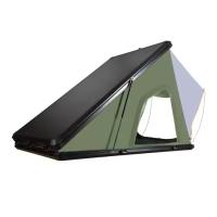 China New Camping Aluminum 3 Person Outdoor Hiking Rooftop Roof Top Car Tent Triangle Clamshell Hard Shell Top Roof Tent for sale