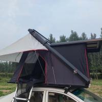 China New Camping Aluminum 3 Person Outdoor Hiking Rooftop Roof Top Car Tent Triangle Clamshell Hard Shell Top Roof Tent for sale