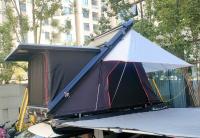 China New Camping Aluminum 3 Person Outdoor Hiking Rooftop Roof Top Car Tent Triangle Clamshell Hard Shell Top Roof Tent for sale
